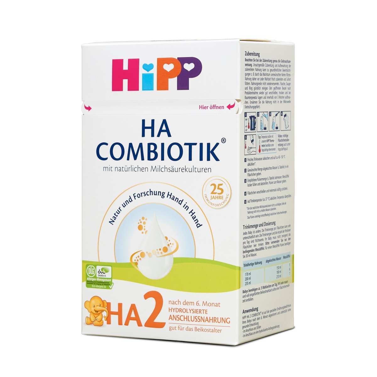 HiPP HA 2 - Hypoallergenic Formula | Formuland