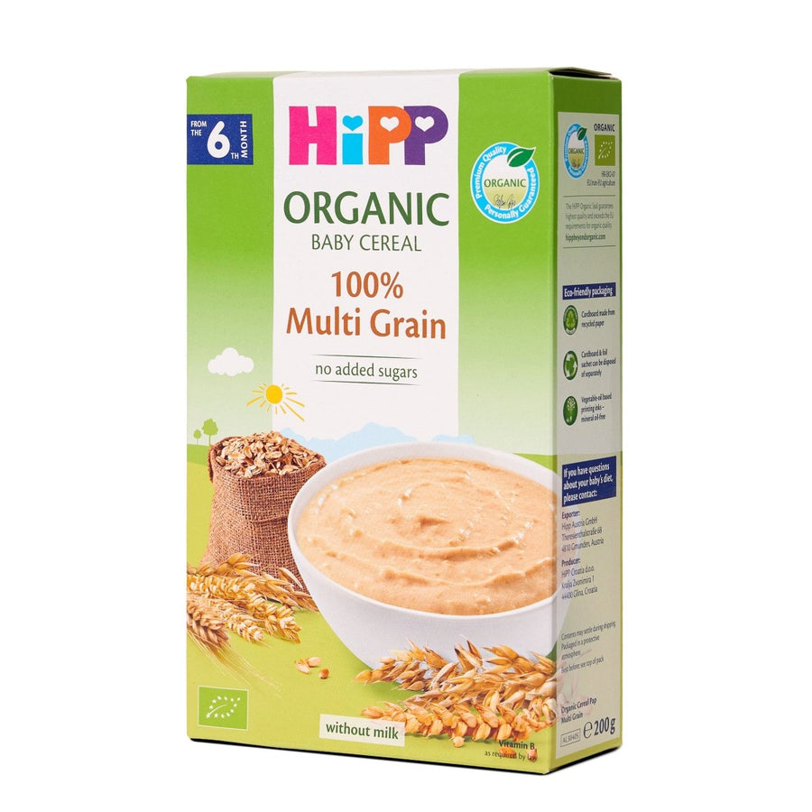 HiPP Organic 100% Multi Grain Cereal from 6 months (200g) – Formuland