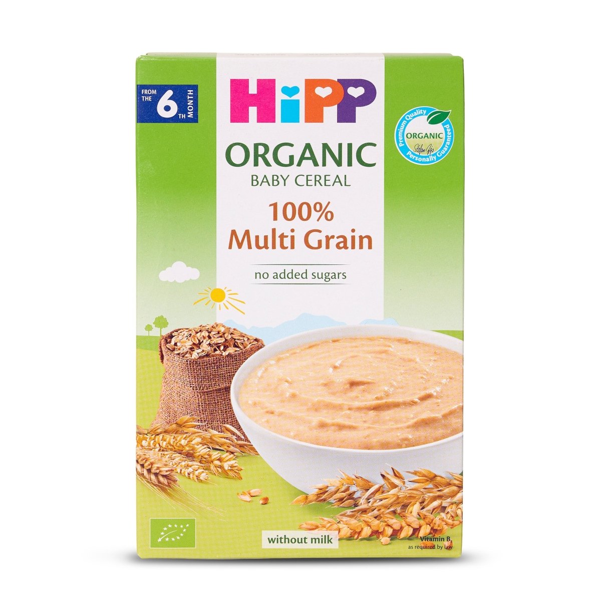 HiPP Organic 100% Multi Grain Cereal from 6 months (200g) – Formuland