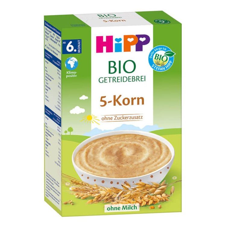 HiPP Organic 5-Grain Cereal 6 Months (200g) – Formuland