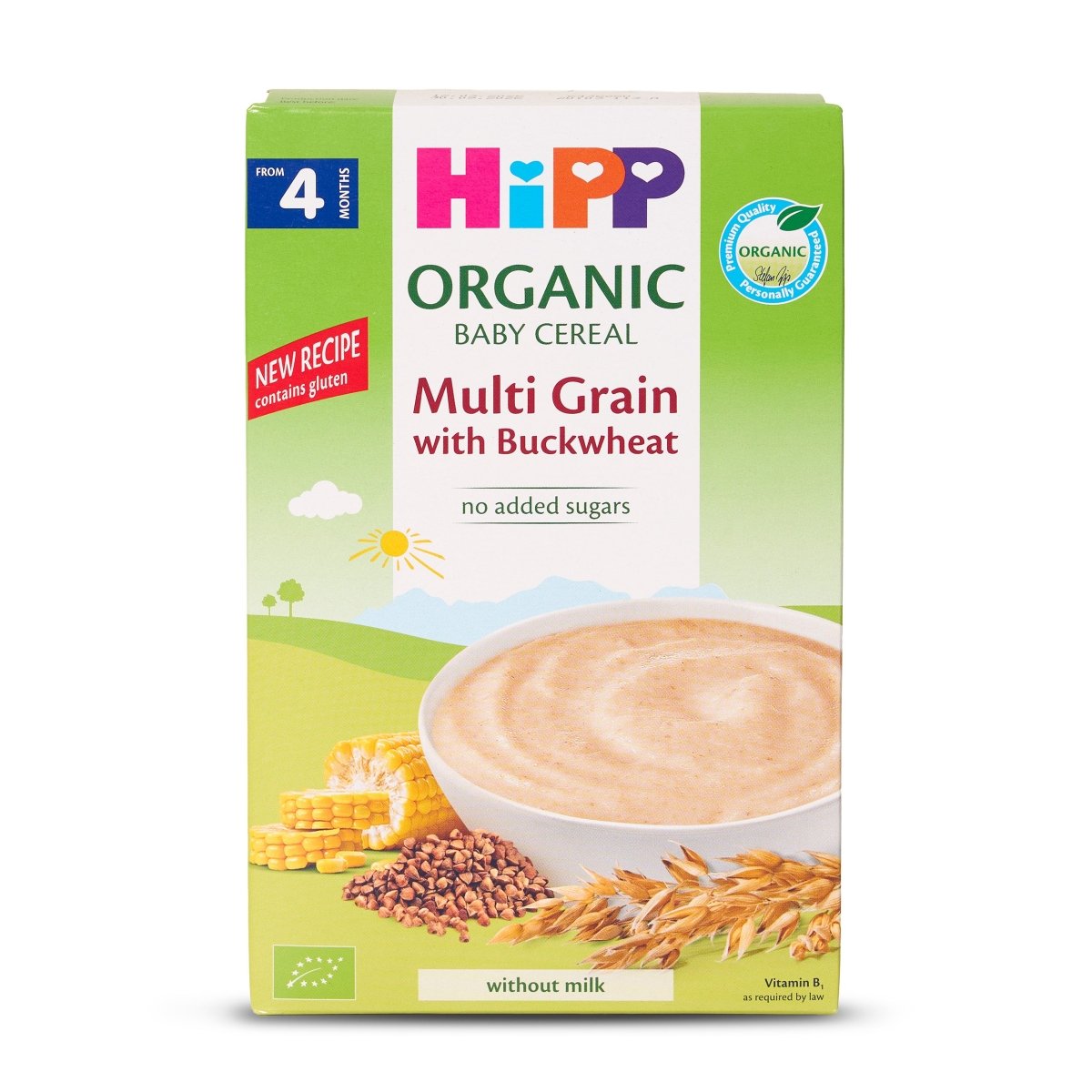 HiPP Organic Multi Grain with Buckwheat Cereal from 4 months (200g ...
