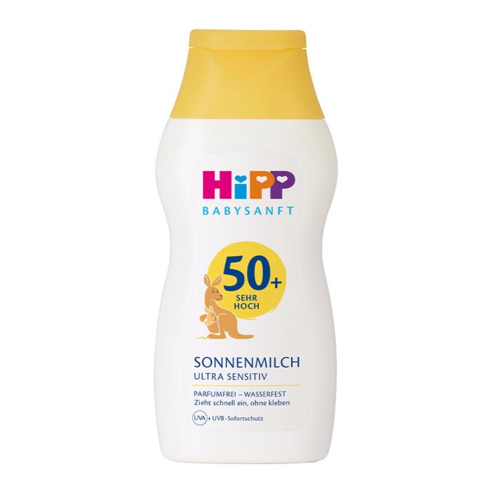 HiPP Sun Protection Lotion SPF50+ | Ultra Sensitive | Suitable from Bi ...