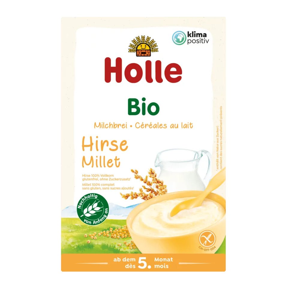 Holle Organic Milk Cereal with Millet from 5 months (German) (250g ...