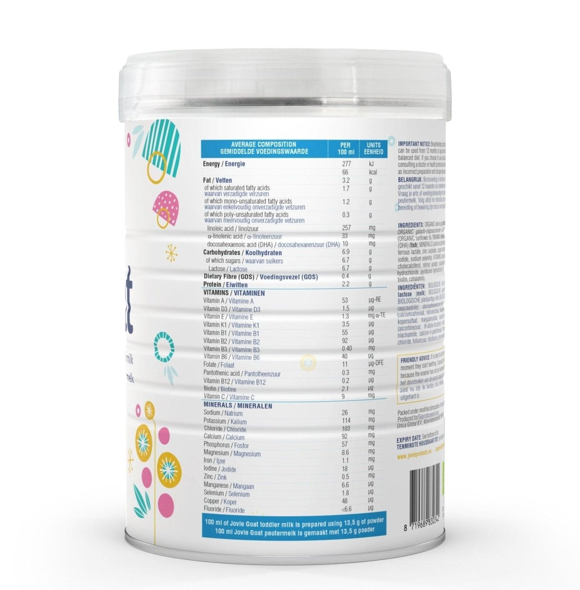 Jovie Goat Milk Formula Stage 3 | Formuland